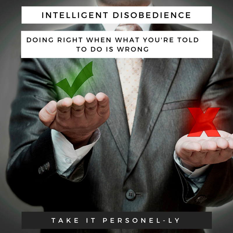 Intelligent Disobedience: Doing Right When What You’re Told To Do Is ...