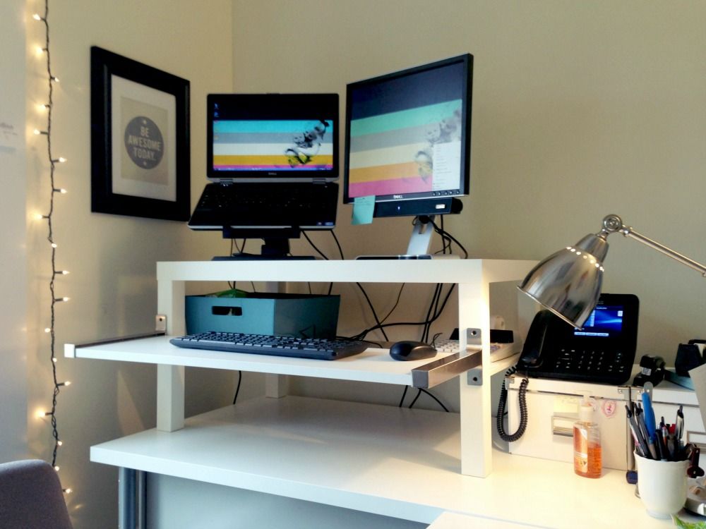 How to Create a DIY Standing Desk – Take It Personel-ly